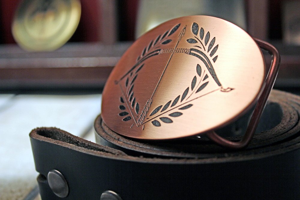 Archer -ARCHERY BOW & ARROW- Belt Buckle – Metal Some Art