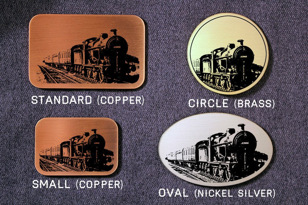 Train Railroad Belt Buckle – Metal Some Art