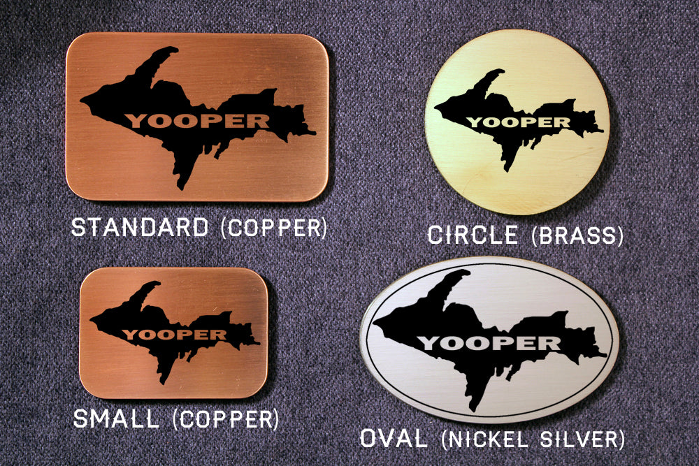 Michigan YOOPER Belt Buckle – Metal Some Art